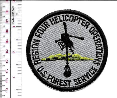 Helitack Fire Crew Utah US Forest Service USFS Region 4 Helicopter NO ...