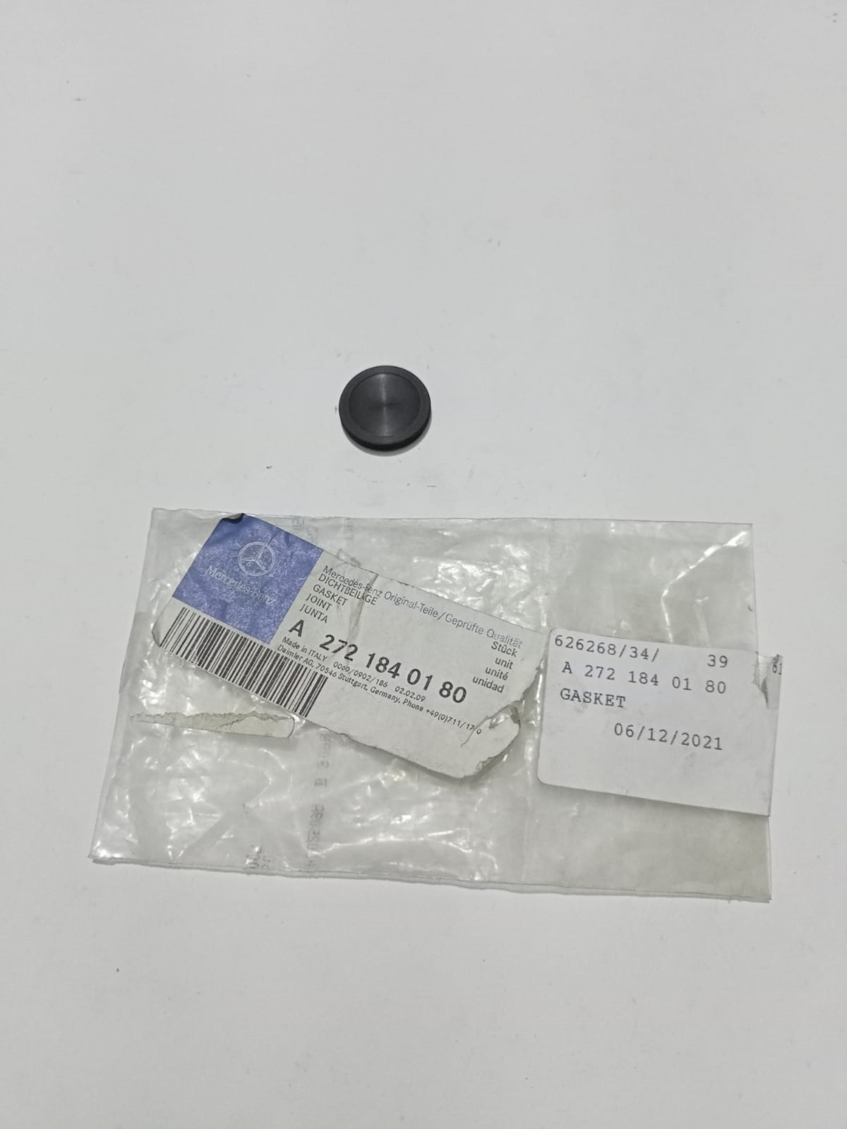 Mercedes-Benz (272-184-01-80) W204 Engine Timing Cover Gasket | OE ...