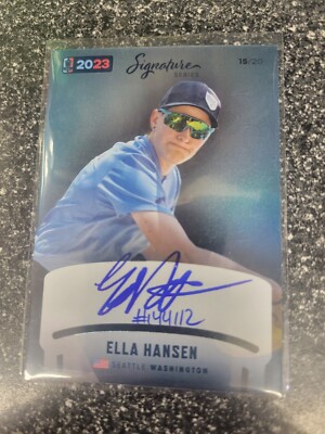 2023 DGPT Signature Series Ella Hansen Disc Golf Card #'d 15/20 ...