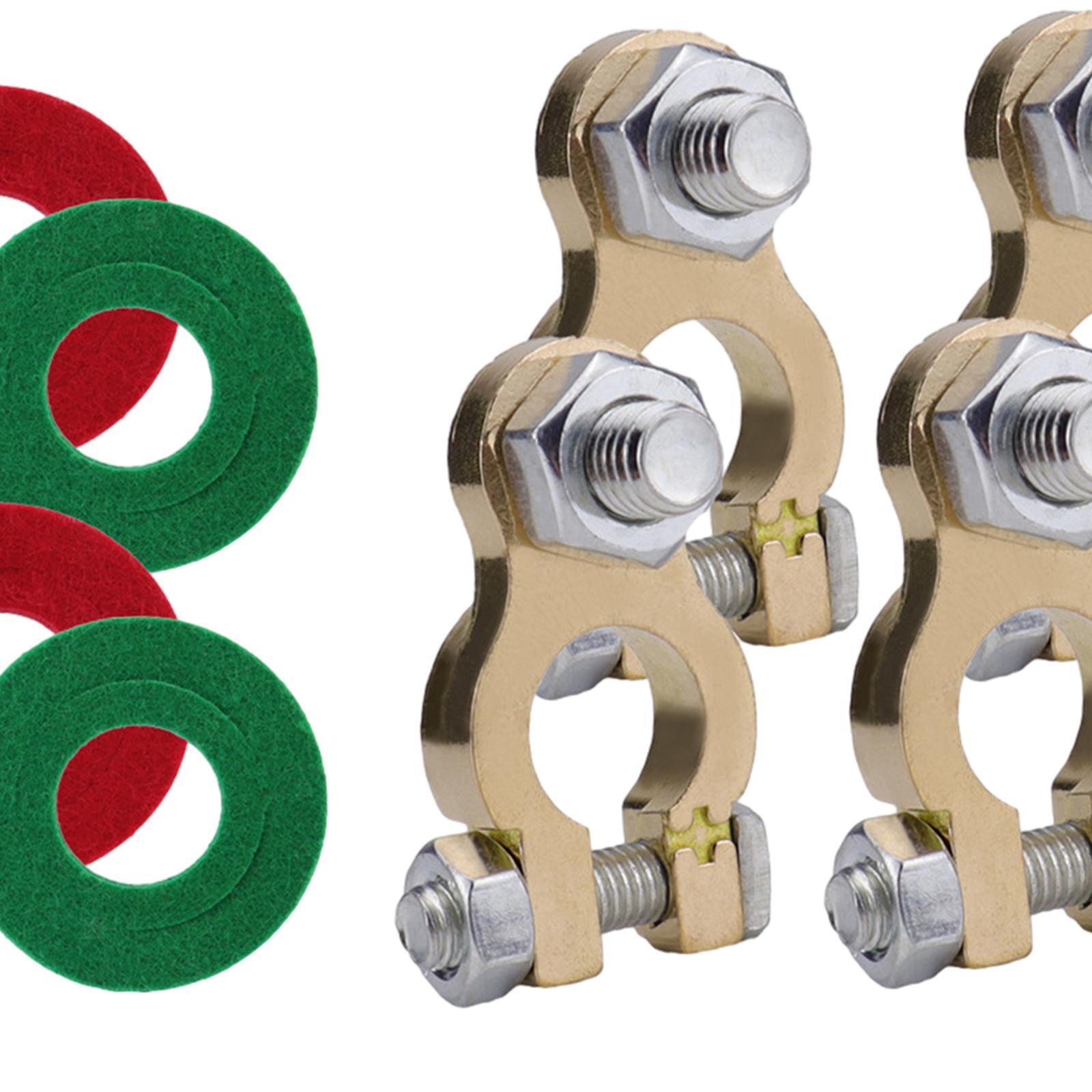 4Pcs Car Battery Terminals Connector M8 for 12V Durable Pure | eBay