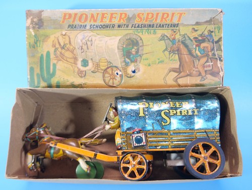 Alps Japan BO COVERED WAGON PIONEER SPIRIT fragile box | eBay