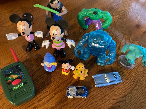Disney Minnie Mouse lot of 12 figurines including Hulk, Rocket Raccoon ...
