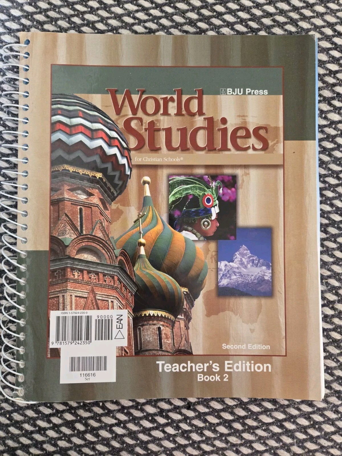 BJU Bob Jones 7th Grade 7 WORLD STUDIES Teacher Edition Book 2 | eBay