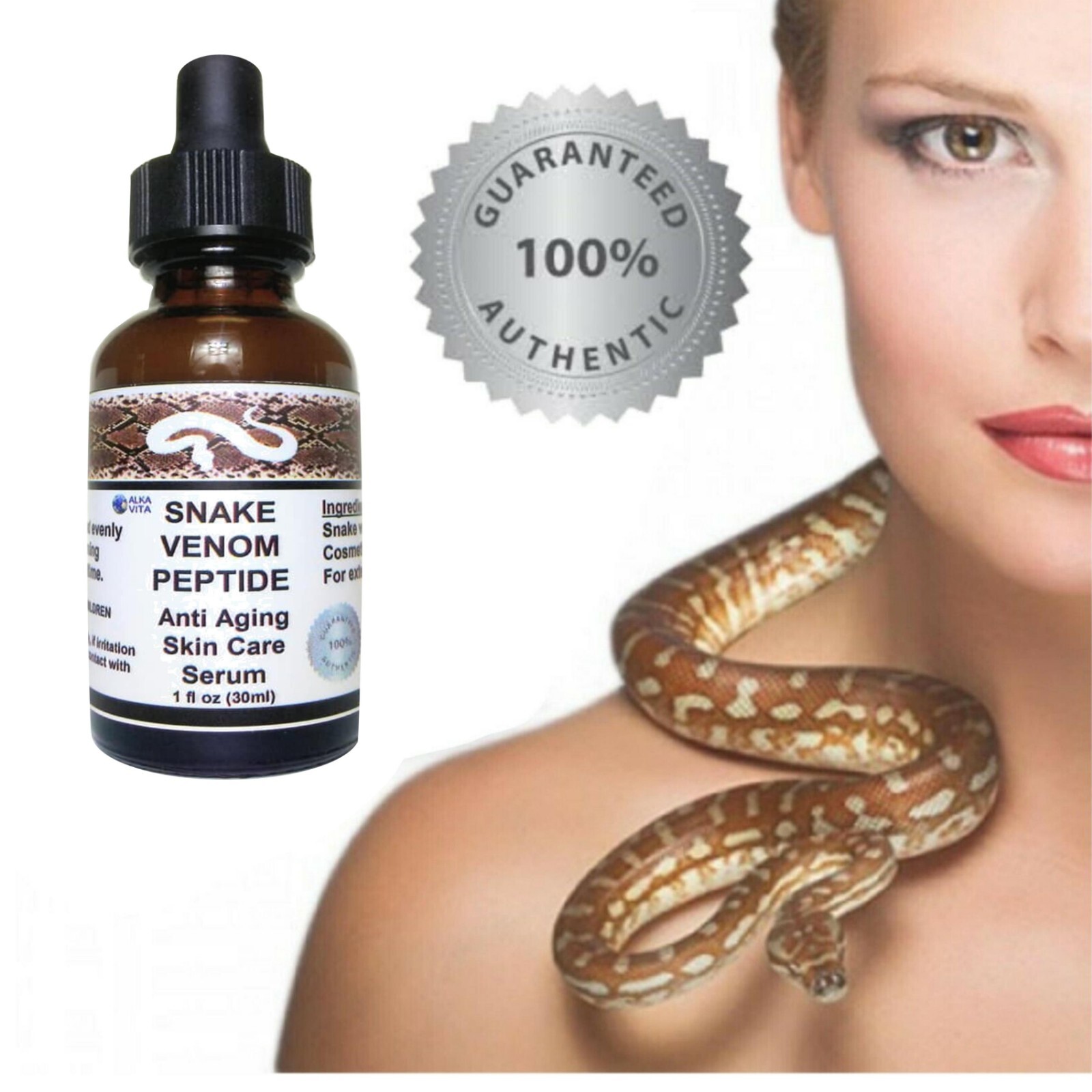 Snake Peptide Skin Serum Anti-aging Factor Facial Wrinkle Treatment By ...