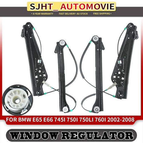 2x Window Regulator for BMW E65 E66 745i 750i 760i 2002-08 Front L&R ...