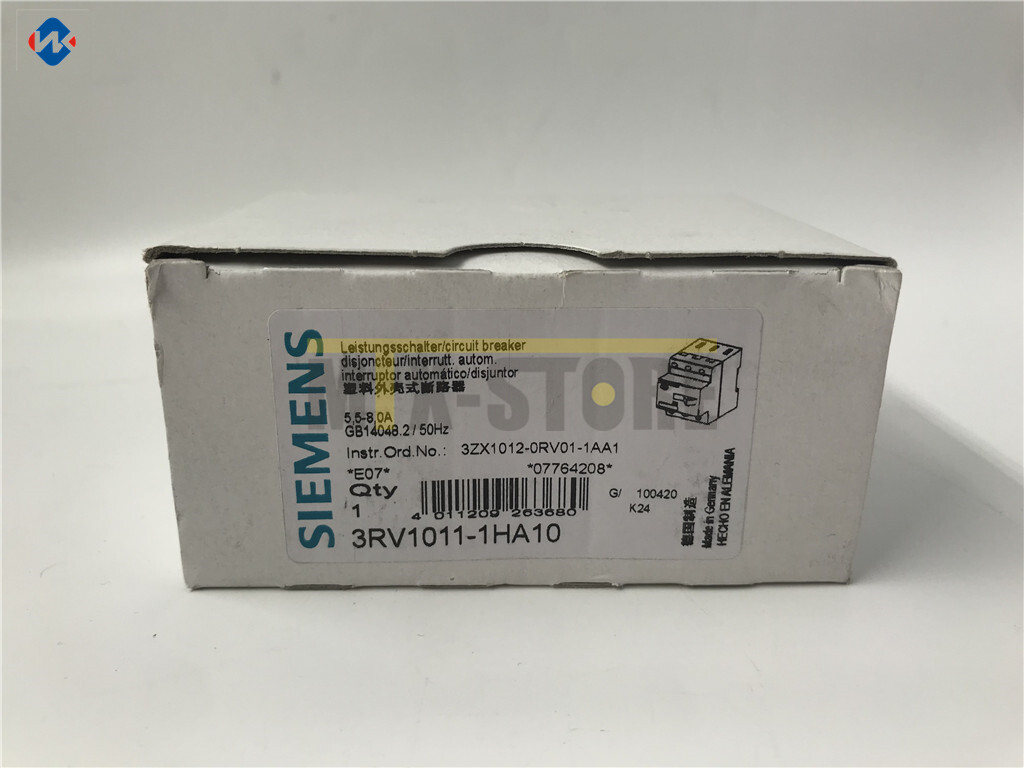 1PCS Brand New Siemens motor protection circuit breaker 3RV1011-1HA10 ...
