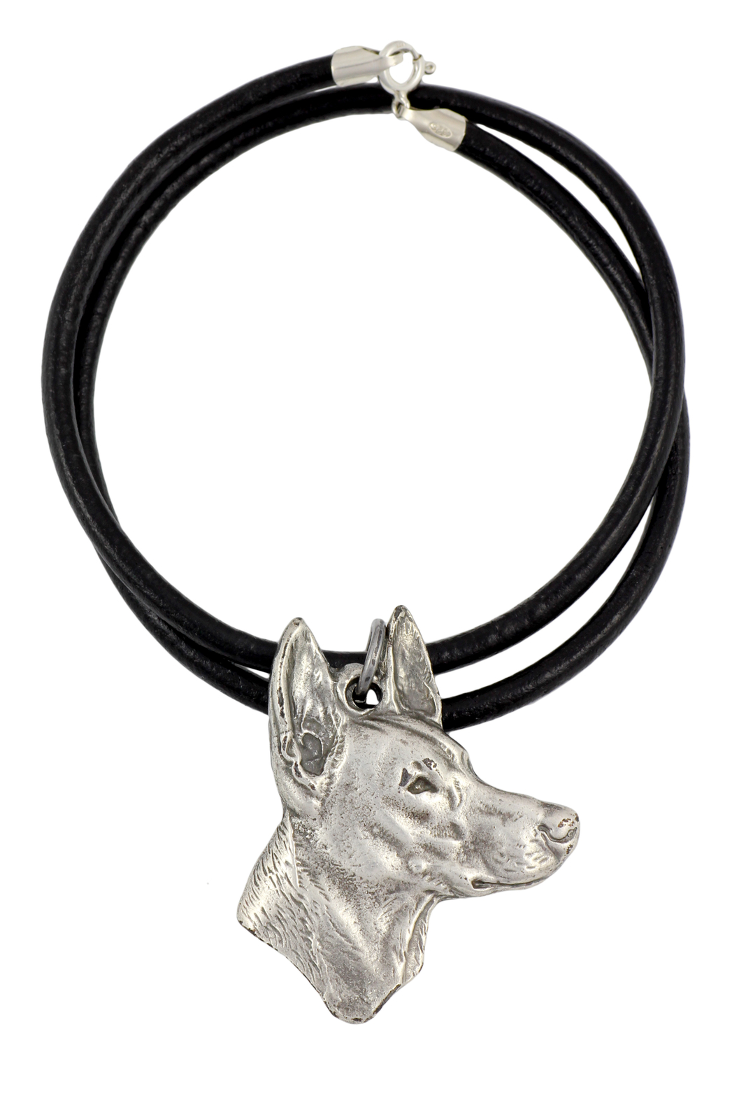 Pharaoh Hound, Kelb tal-Fenek - Necklace with dog, silver-plated ...