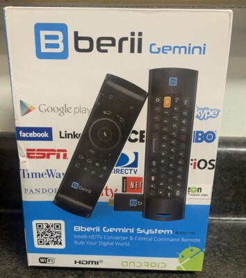 Bberii Gemini System Intelli-HDTV Converter & Central Command Remote ...