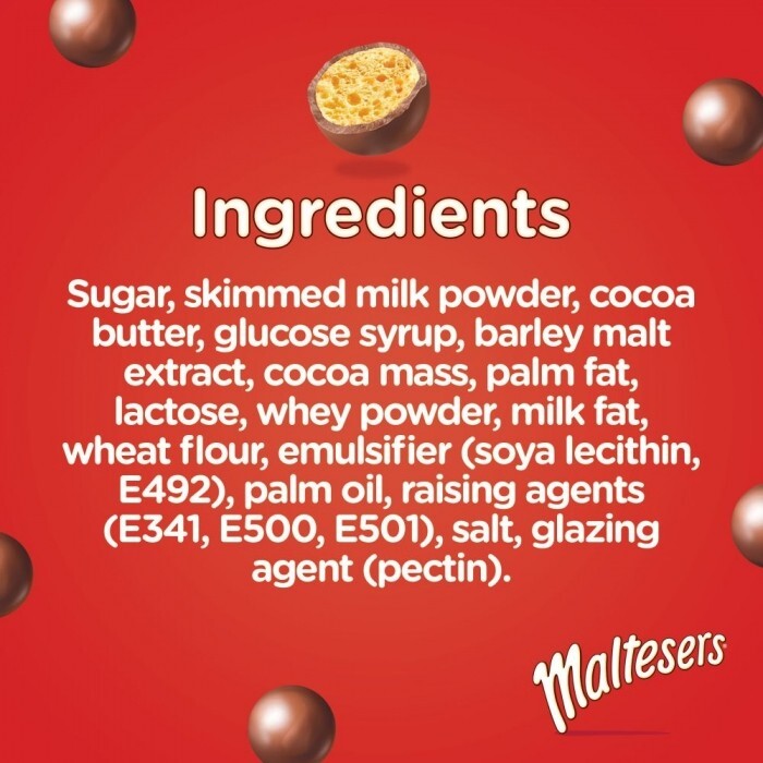 Mars Maltesers Party Bucket 465g Sweets Snack Crunchy Chocolate Bite ...