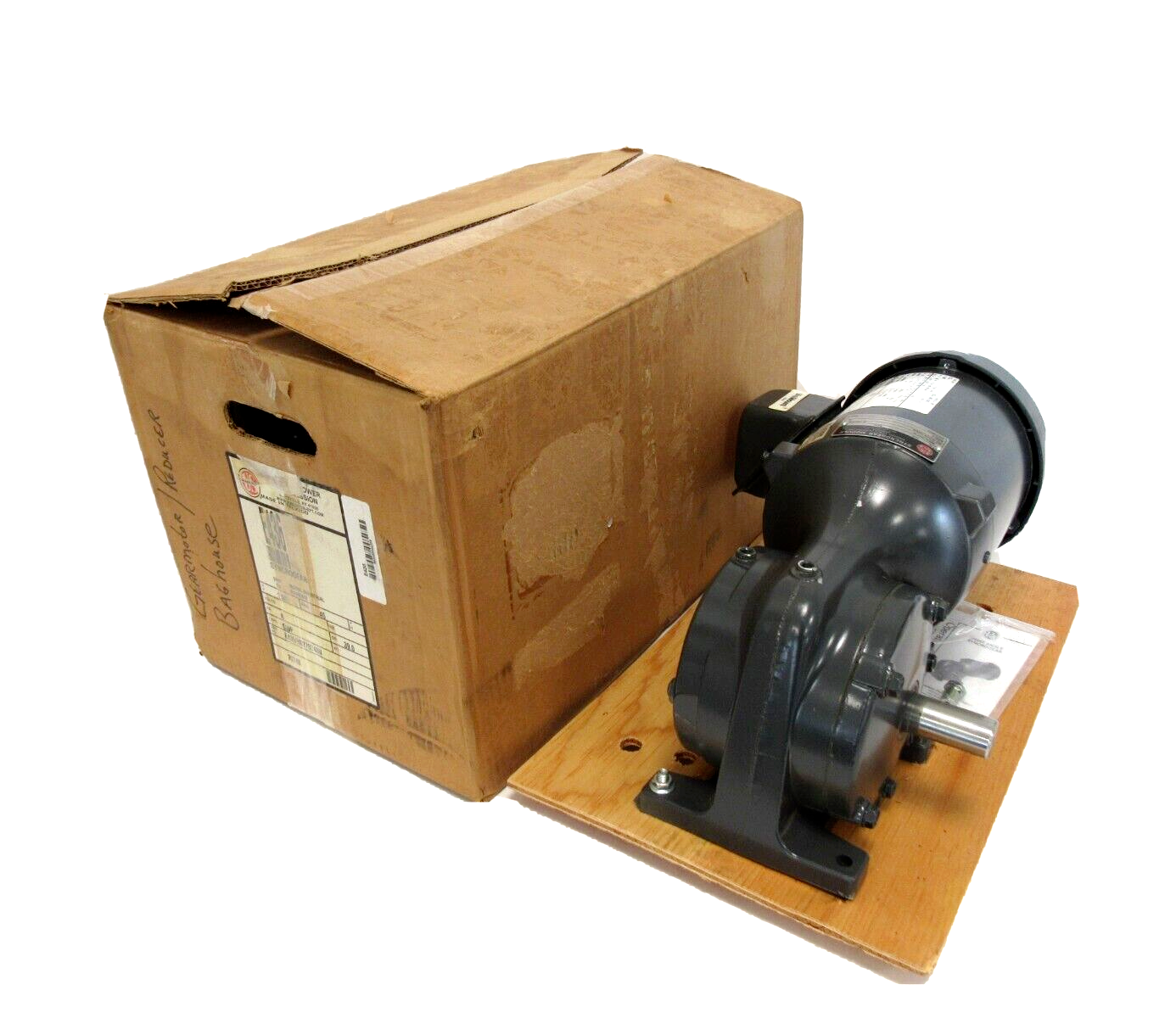 NEW US MOTORS E436 GEAR REDUCER 39:1 3/4HP 208-230/460V E436/H0270748N ...