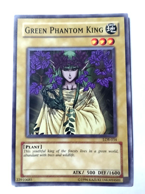 Yu-Gi-Oh Green Phantom King Legend of Blue Eyes White Dragon LOB-034 ...