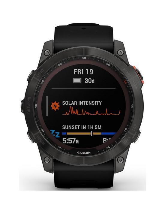 Garmin Fenix 7 Solar Multisport GPS Watch 47MM Large Slate | eBay