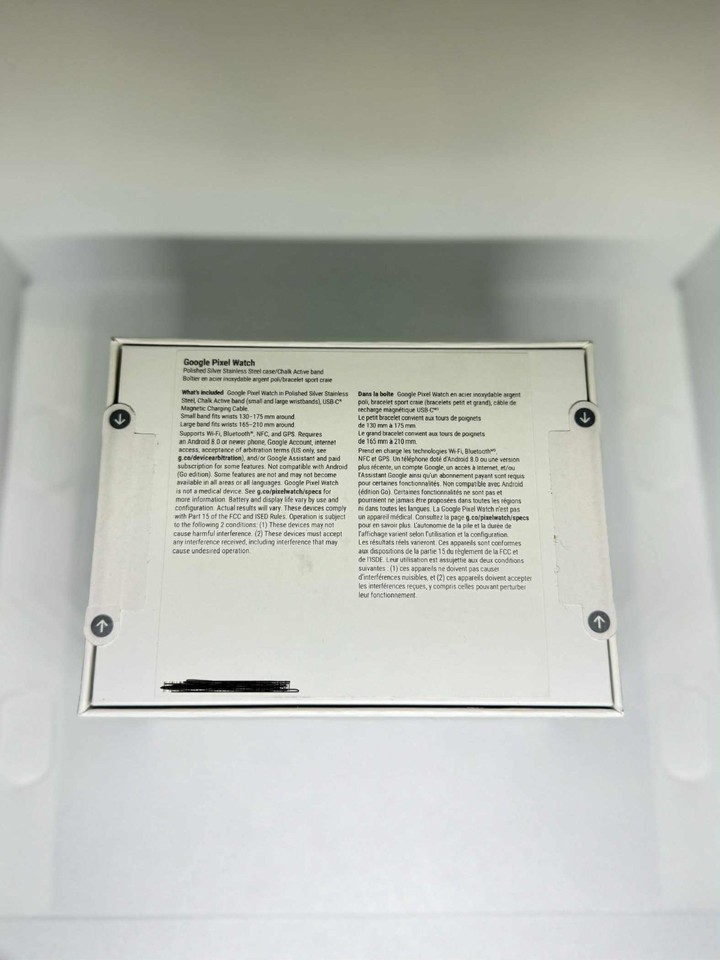 SEALED Google Pixel Watch - Gen 1 - 41mm - GPS + WiFi + Bluetooth ...