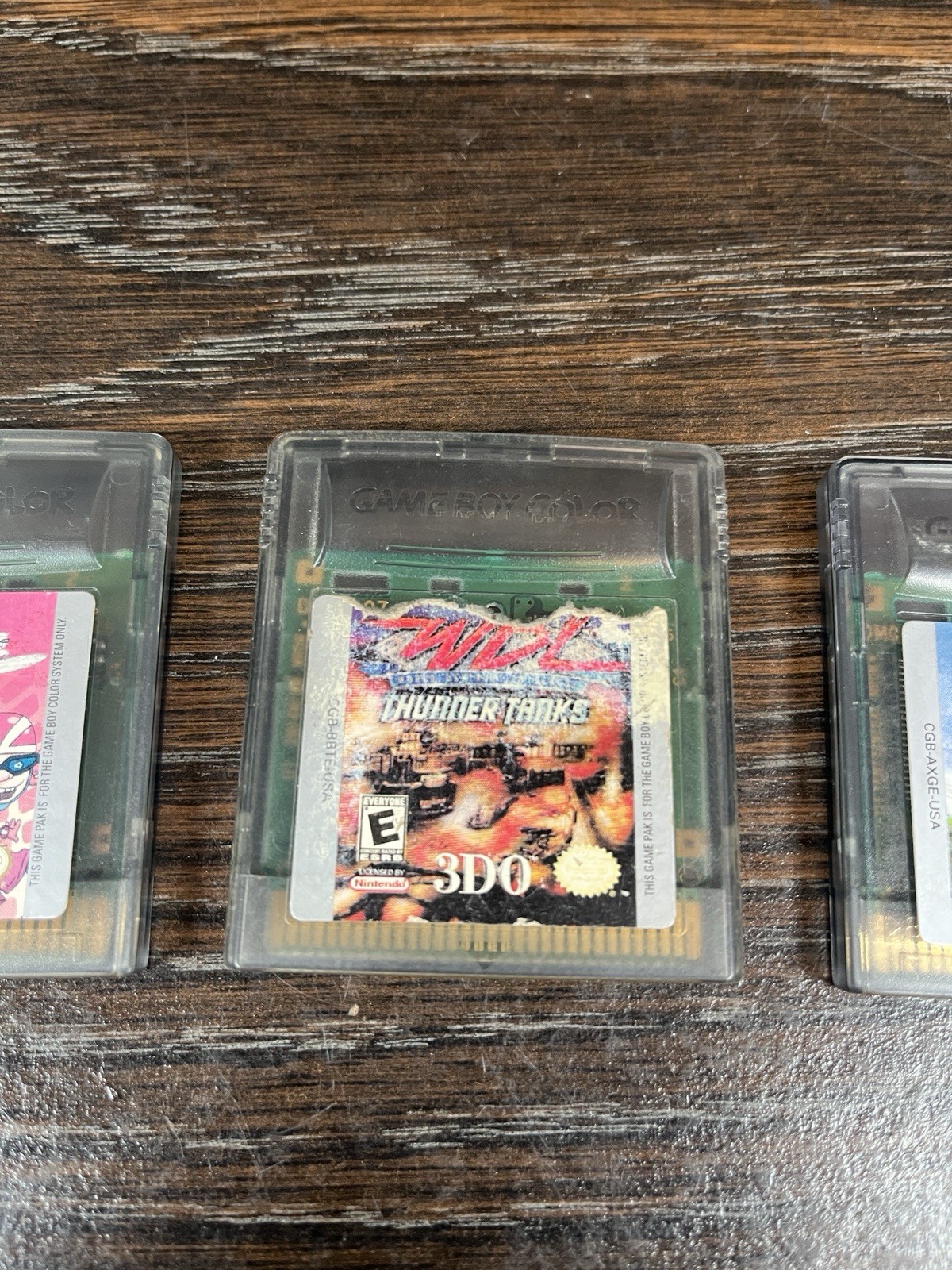 Nintendo Game Boy Color Games Lot of 3 GEX 3 / ZNIL Thunder Tanks ...