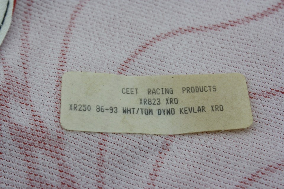 NOS CEET RACING SEAT SADDLE COVER FOR 1986-1993 HONDA XR250 XR250R WITH ...