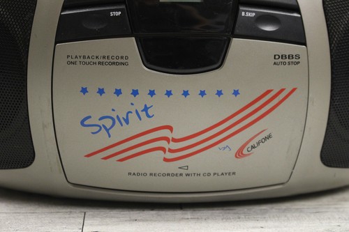 Spirit by Califone 1776 Radio Recorder with CD Player AM/FM Cassette ...