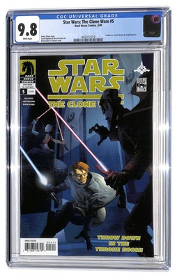 Star Wars: The Clone Wars #5 CGC 9.8 Brian Kalin O'Connel Anakin Cover ...