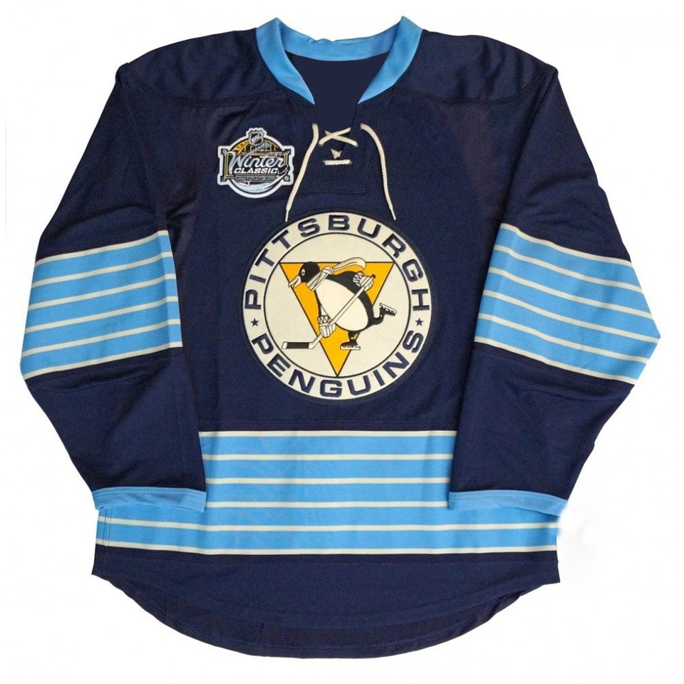 Customized Kunitz #14 Pittsburgh Penguins 2011 Winter Classic Lace ...