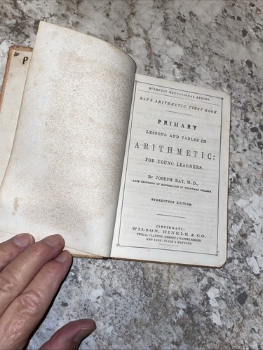 Ray's Primary Arithmetic For Young Learners - First Book - 1885 | eBay