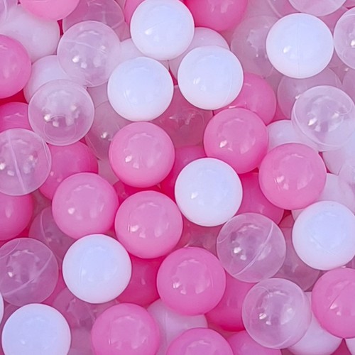 100 Pink Kids Ball Pit Balls -2.16in Crush Proof Plastic Balls Baby ...