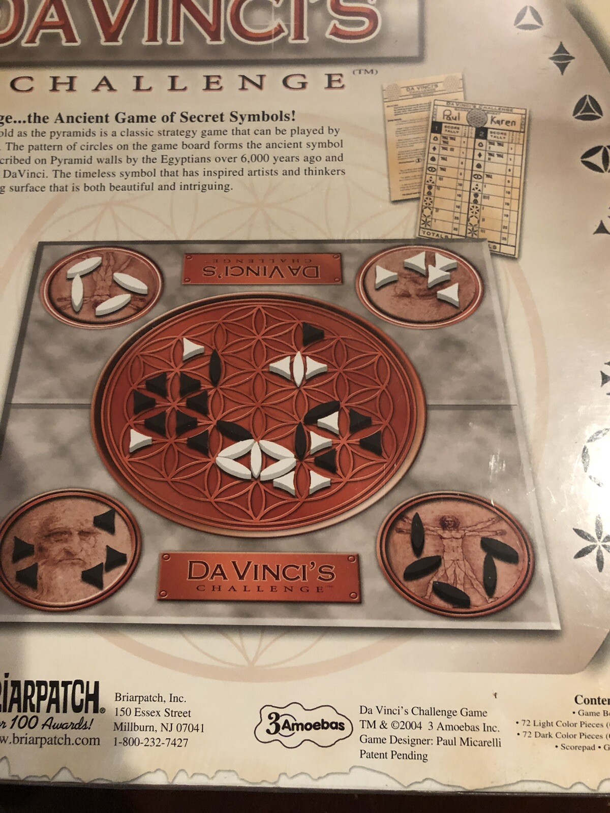 DA VINCI'S CHALLENGE Ancient Game of Secret Symbols -- NEW SEALED | eBay