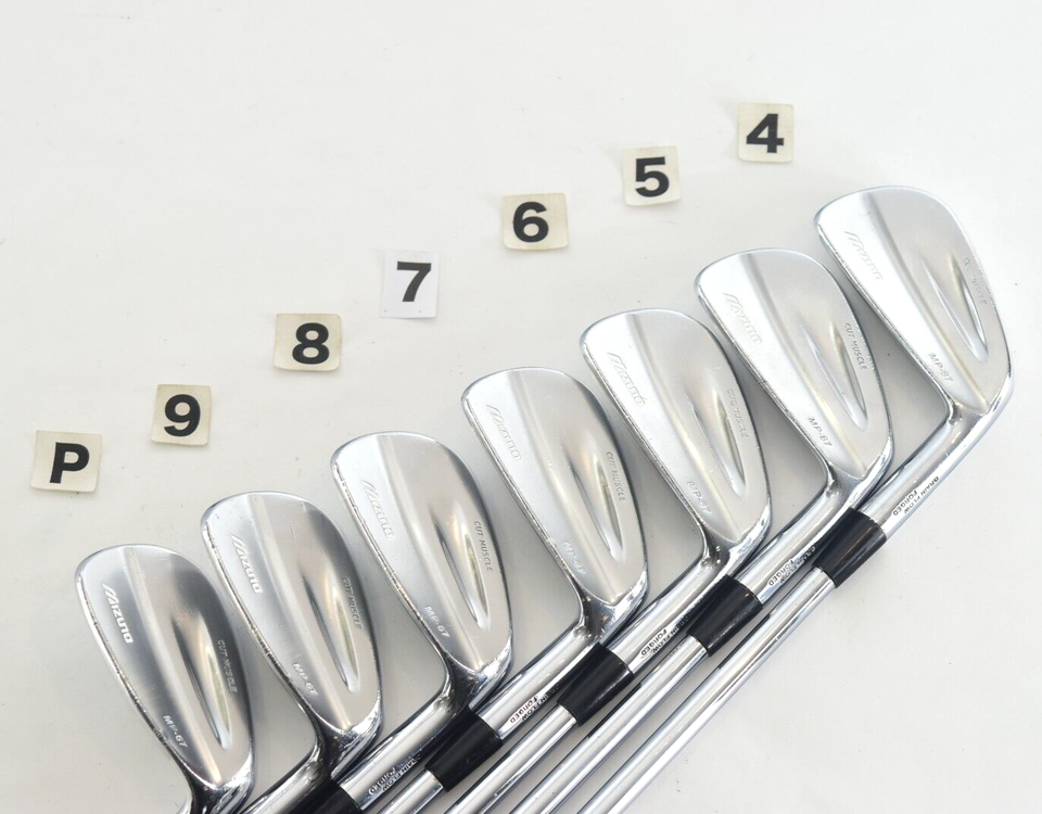 7pcs Mizuno MP-67 GF Forged 4-5-6-7-8-9-P PW RH Golf Iron Set DG S200 ...