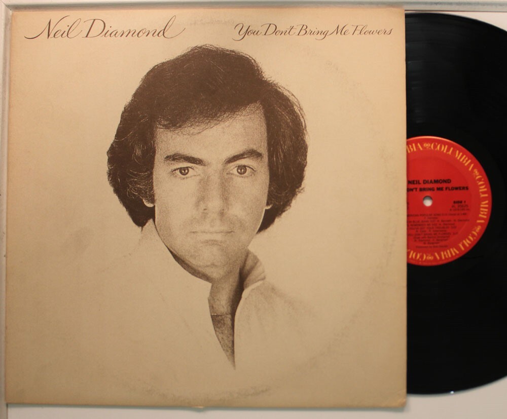 Neil Diamond Lp You Don’T Bring Me Flowers (Forever In Blue Jeans) On ...