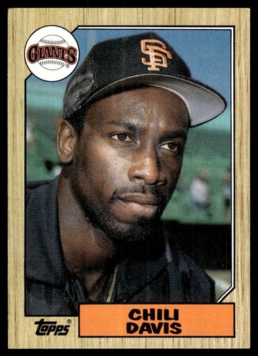 1987 Topps Chili Davis San Francisco Giants #672 | eBay