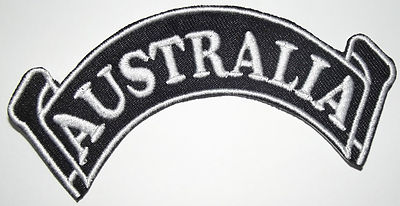 Australia shoulder/rocker style embroidered cloth patch A011004 | eBay ...