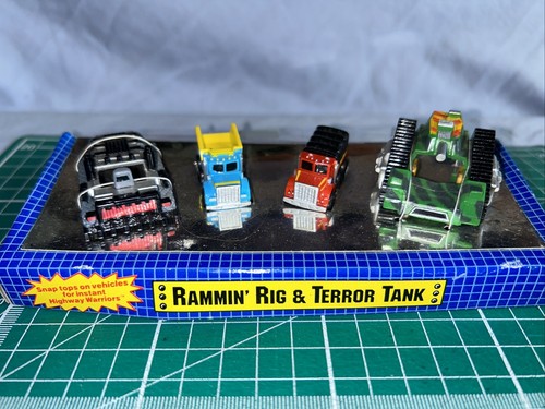 Micro Machines, Galoob, 1989, Highway Warriors Rammin Rig & Terror Tank ...