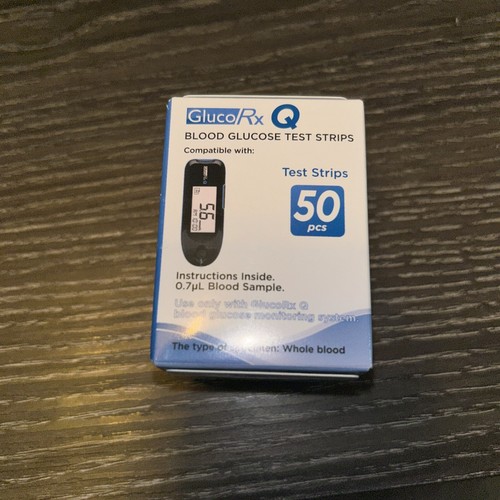 GlucoRx Q Blood Glucose Test Strips - 50 Pieces | eBay