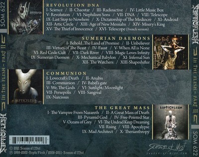 SEPTIC FLESH IN THE FLESH - PART II NEW CD 822603162226| eBay