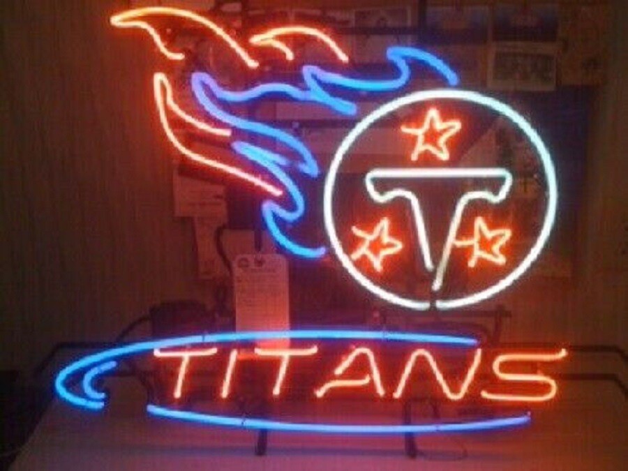 20"x16" Tennessee Titans Beer Light Neon Sign Lamp Visual Collection ...