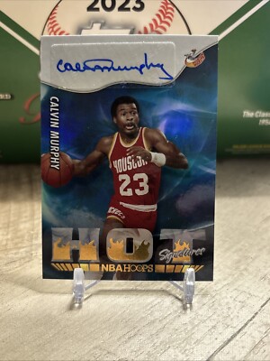2022-23 NBA Hoops CALVIN MURPHY #HS-CVM Hot Signatures Auto Houston ...