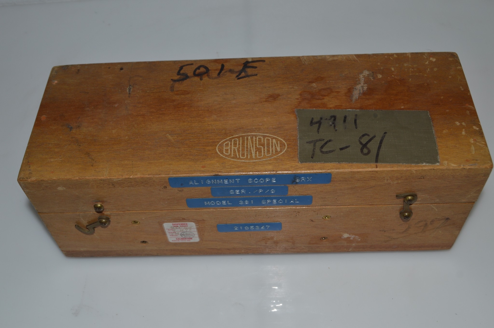 *JM* BRUNSON ALIGNMENT SCOPE CASE 13 1/2" x 4 3/4" (LBN74) | eBay