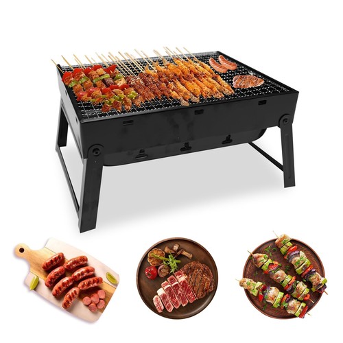 Folding Camping Campfire Grill,Barbecue Desk Outdoor Stainless Steel ...