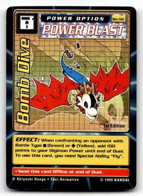 Digimon Digi Battle - Bomb Dive Bo-52 - 1st Ed - Series 1 Bandai | eBay