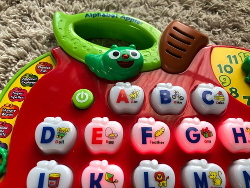 VTech Alphabet Apple ABC Preschool Interactive Electronic Toy Learning ...
