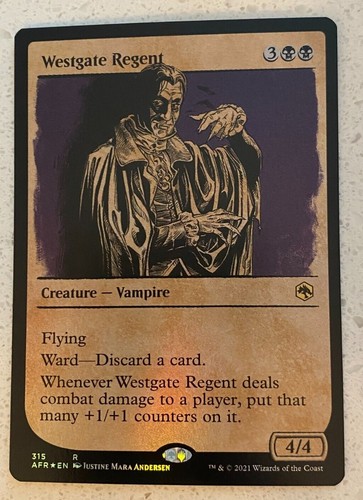 MTG Adventures in the Forgotten Realms Showcase Foil Westgate Regent ...