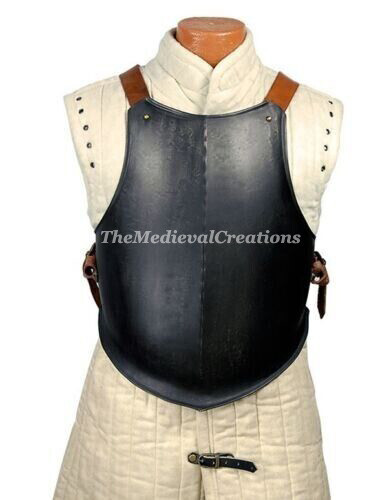 Medieval Steel Jacket Armor, Cuirass Armor, Chest Armor with Leather ...