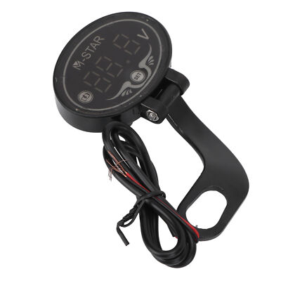 Motorcycle LED Voltmeter Digital 9‑24V Smart Waterproof High Accuracy ...