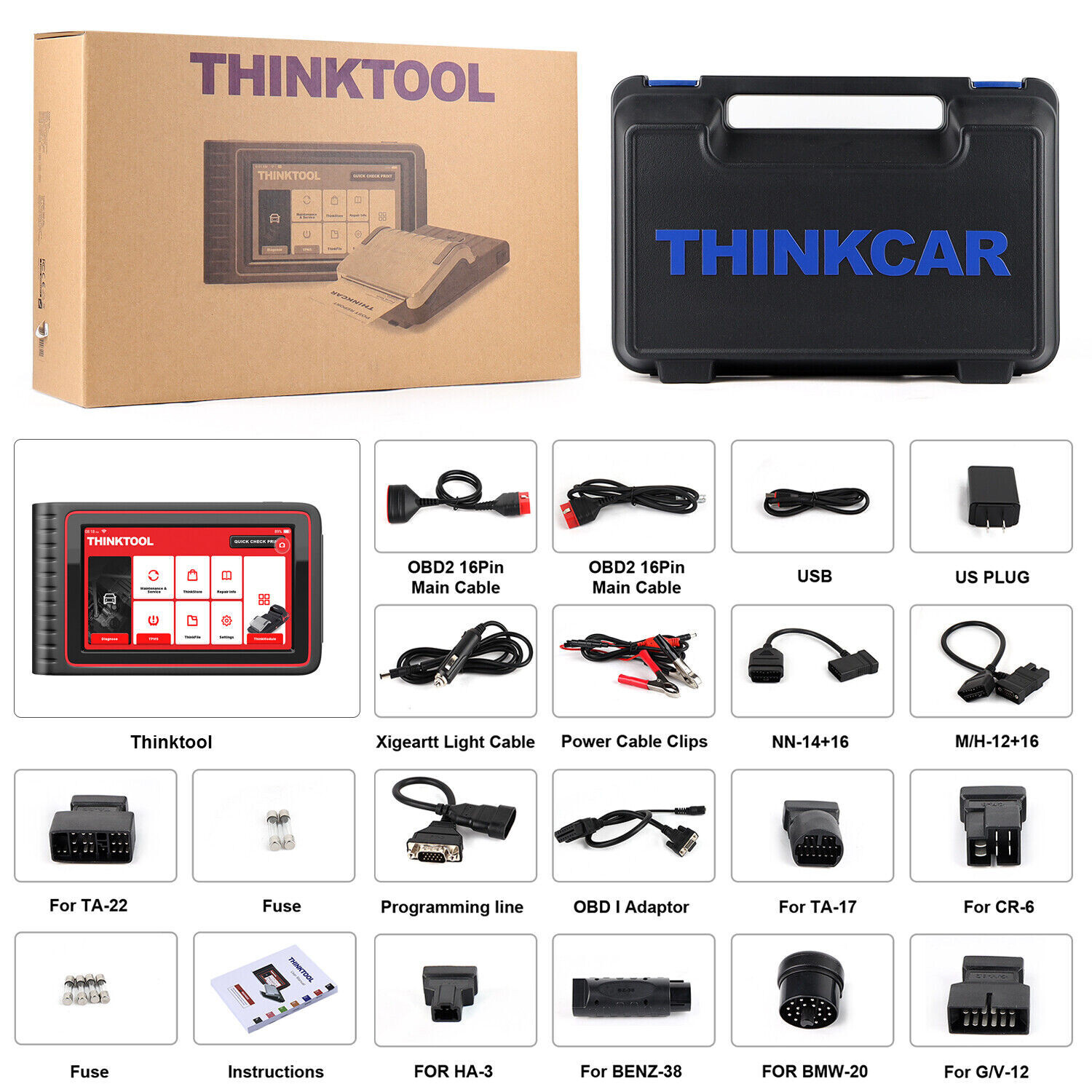 ThinkCar ThinkTool Pro Bidirectional Scanner OBD2 Diagnostic Tool ECU Key Coding 611677791261 | eBay