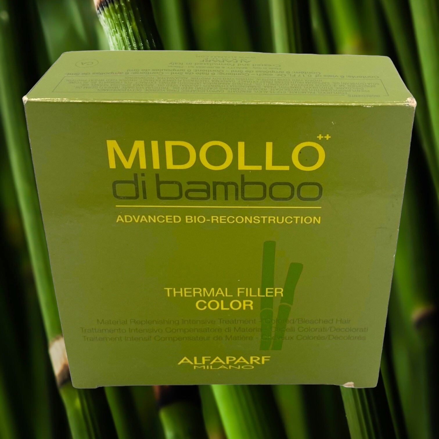Alfaparf Milano Midollo Di Bamboo Thermal Filler Color 6 x 0.17 oz NIB ...