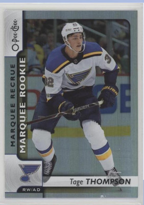 2017-18 O-Pee-Chee Tage Thompson RC Rookie Marquee #618 Rainbow Foil | eBay