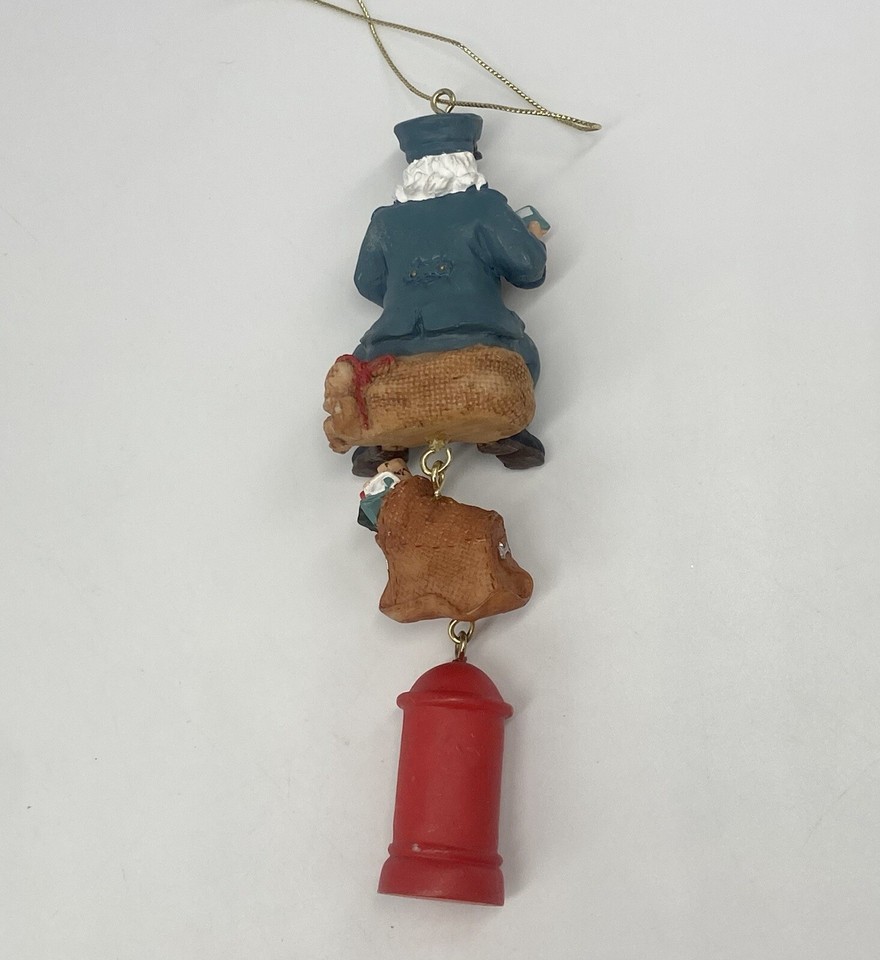 Santa's World Kurt Adler Christmas Ornament Mailman Postman Santa Claus ...