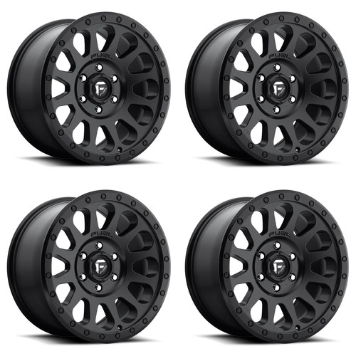 4x Fuel 18" Vector D579 Wheels Matte Black 18x9 5x150 PCD +20mm Offset ...