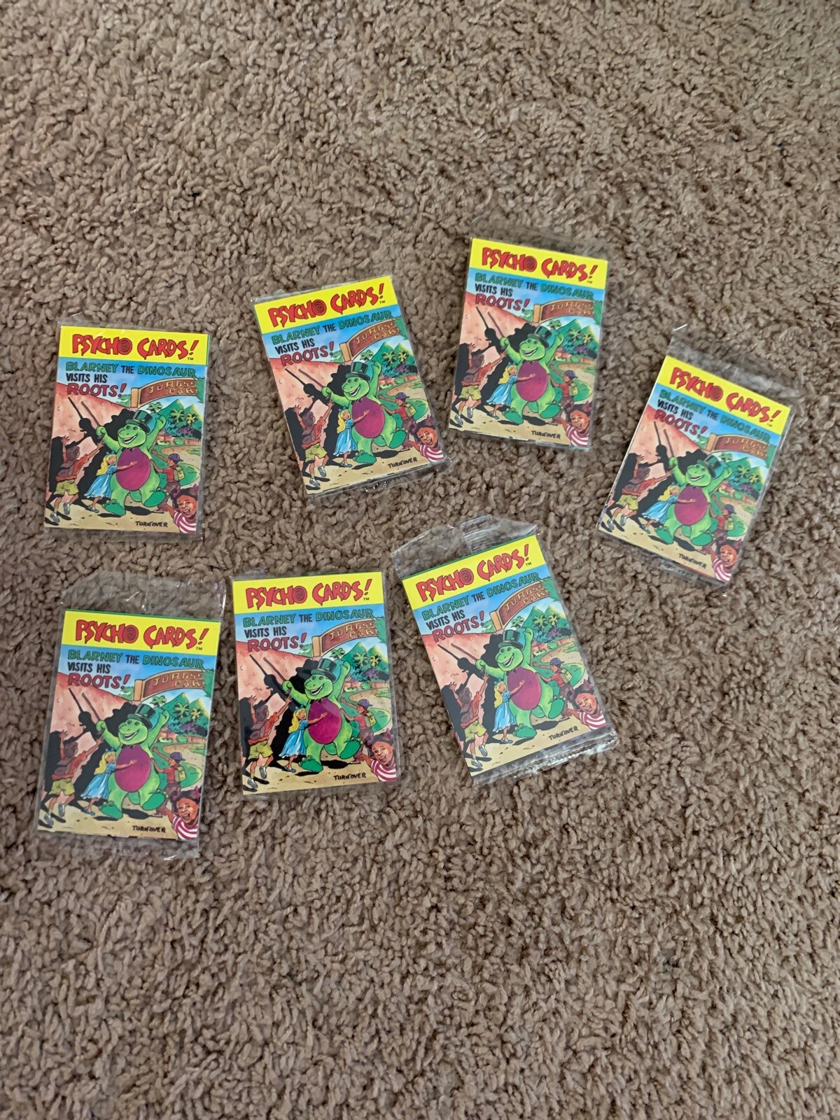 7x Promo Card Set--Psycho Cards--#1 to #4--Unopened Pack (1994) | eBay