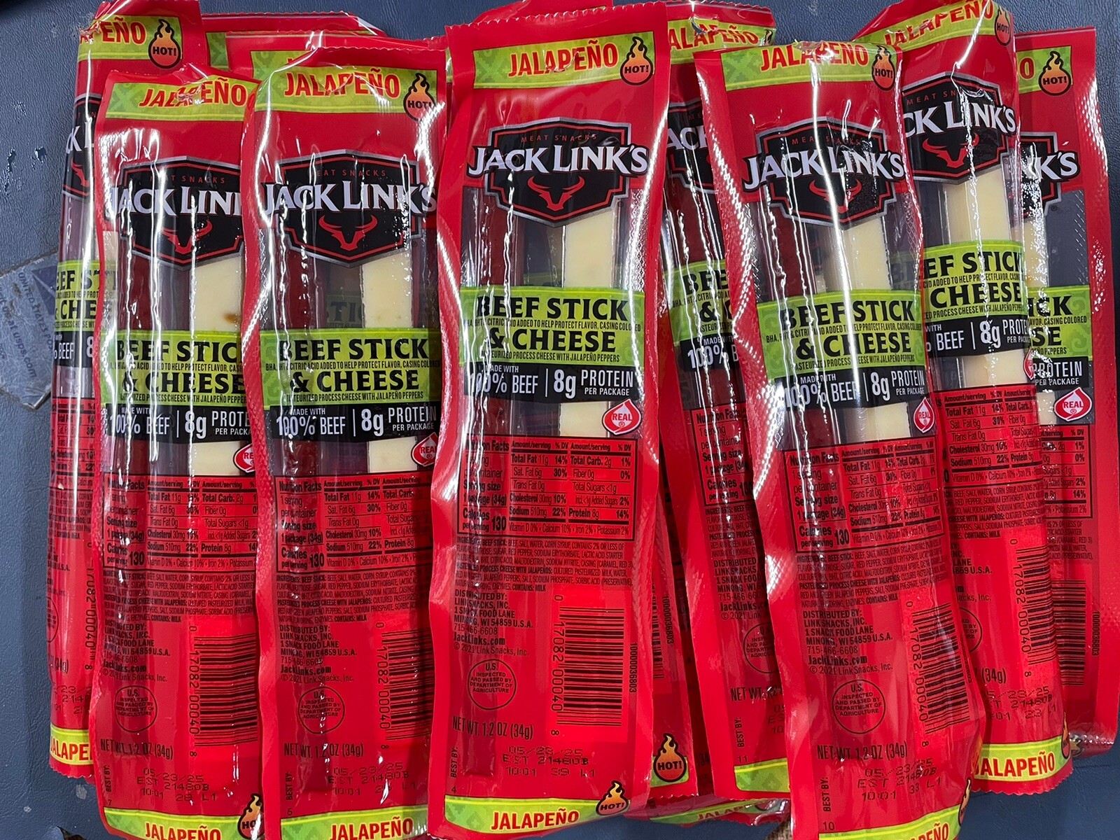 32 Jalapeño Beef & Cheese Sticks. | eBay