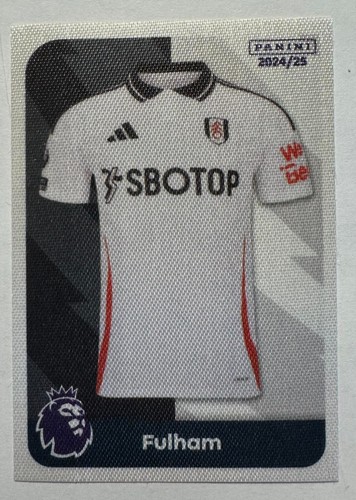 #11 Fulham Kit - Panini Premier League 2025 - Fulham | eBay