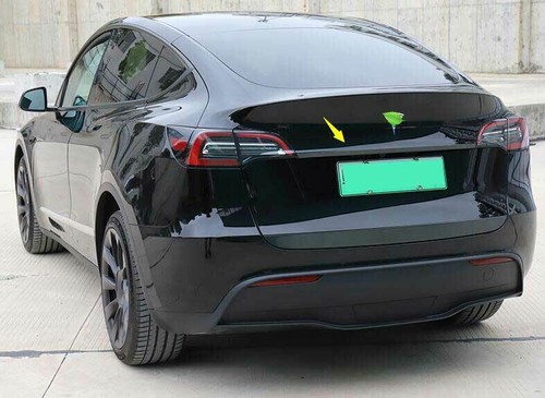 For Tesla Model Y 2020-21 Carbon Fiber Rear Door Trunk Lid Tailgate ...